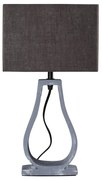 Stolní lampa FEMO 1xE14/40W/230V šedá/hnědá