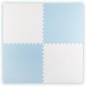 Ricokids velká pěnová puzzle podložka 60x60 cm 4 ks modrá a bílá pro děti