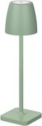 NV 9223414 Venkovní stolní lampa COLT olivově zelený litý hliník a akryl LED 2W 3000K IP54 62st. 5V DC vypínač na těle USB kabel stmívatelné - NOVA LUCE