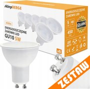 SADA 6x LED žárovka GU10 5W 450lm - neutrální bílá