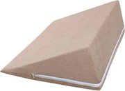 Bellatex POVLAK na klínový podhlavník 80x50x20 cm (povlak na zip) Froté, kávová
