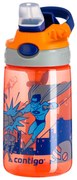 Dětská hydratační lahev Contigo James 420 ml - oranžová s hrdiny