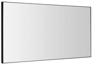 Sapho - Zrcadlo Arowana v rámu, 120x60 cm, černá mat AWB1260