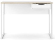 Bílý pracovní stůl Tvilum Function Plus, 110 x 48 cm