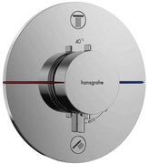 Hansgrohe ShowerSelect Comfort - Termostatická baterie pod omítku, pro 2 spotřebiče, chrom 15556000