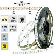 LED pásek McLED 12V teplá bílá CRI90 š=10mm IP20 14,4W/m 60LED/m SMD2835 ML-121.700.60.2