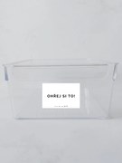 OHŘEJ SI TO! - Samolepka na dózy do lednice, 6 x 4 cm