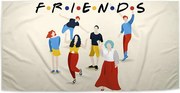 Sablio Ručník Seriál přátelé FRIENDS Postavy - 30x50 cm
