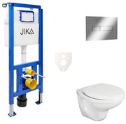 Cenově zvýhodněný závěsný WC set Jika do lehkých stěn / předstěnová montáž+ WC Fayans Neo SIKOJSJ2