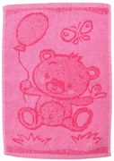 Profod Dětský ručník Bear pink 30x50 cm