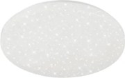 Stropní LED svítidlo hvězdné nebe BRILONER průměr 38,5cm 18W IP44 bílé 2360016