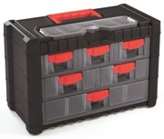 Zásuvkový organizér 40 × 20 × 26 cm, černá