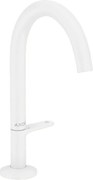 Axor One - Umyvadlová baterie s výpustí Push-Open, EcoSmart, CoolStart, matná bílá 48020700