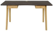 Pracovní stůl v dekoru dubu 70x140 cm Nice – Woodman