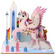 EscapeWelt 3D dřevěné puzzle Jednorožec