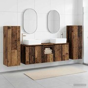 Sada koupelnového nábytku 5 ks Staré dřevo 33 x 34,5 x 100 cm 3406001