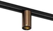 Moderní bodové svítidlo tmavě bronzové pro 1-fázový kolejnicový systém GU10 50mm - Iconic Ruby Honey