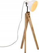 Fionshop 262935652 Stojací lampa 25 W bílá 45 x 45 x 120 cm E27