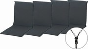 Doppler ELEGANT 2430 - set 4 ks polstrů na křeslo s nízkým opěradlem
