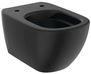 Ideal Standard Tesi - Závěsné WC, RimLS+, hedvábná černá T4932V3