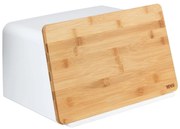 WENKO 54099100 - Chlebník KUBO 35x26,5 cm bílá/hnědá
