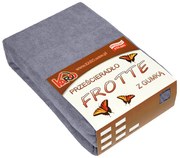 Froté prostěradlo s gumou 60x120 grafit 070 tloušťka 200g/m2 KARO
