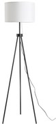 Stojací lampa trojnožka, černá-bílá, 152 cm B31-187V90