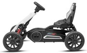 Dětská šlapací motokára Go-kart Baby Mix Speedster bílá