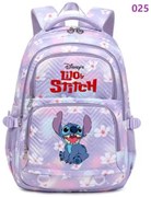 Kvalitní školní batoh "Lilo & Stitch" - fialový s různými motivy Motiv: 025