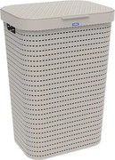 Koš na špinavé prádlo COUNTRY cappuccino, 55 l