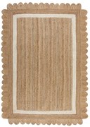 Ručně tkaný jutový koberec v přírodní barvě/slonovinový 160x230 cm Grace White – Flair Rugs