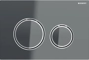 Geberit Sigma21 ovládací tlačítko splachování, chrom/lávová 115.884.JK.1