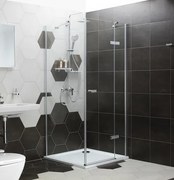 Hüppe Strike New boční zástěna ke sprchovým dveřím 90 cm SIKOKHSTENA90TCR