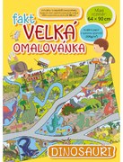 Fakt velká omalovánka - Dinosauři (64x90 cm)