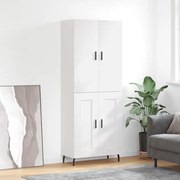 Skříň highboard bílá 69,5 x 34 x 180 cm kompozitní dřevo 3195803