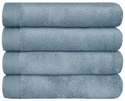 SCANquilt modalový ručník MODAL SOFT šedomodrá ručník 50 x 100 cm