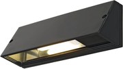 LA 230030 Venkovní svítidlo PEMA čtvercová nástěnná černá 230V E27 15W IP4 - BIG WHITE (SLV)