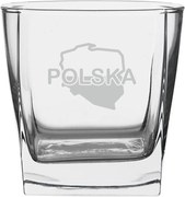 Sada 2 sklenic na whisky, gravírování Polsko
