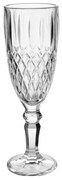 Broušená sklenice na šampaňské / prosecco – 150 ml