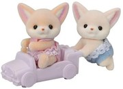Figurky sylvanian families dvojčata fenci s autíčkem