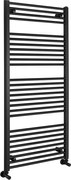 Aqualine Aqualine, DIRECT topné těleso s bočním připojením 600x1320 mm, černá matná, ILR36B
