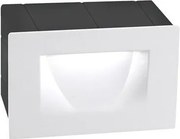 NV 726402 Venkovní zapuštěné svítidlo do zdi KRYPTON bílý hliník LED 3W 3000K 220-240V 15st. IP54 - NOVA LUCE