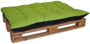 Axin Trading Paletový sedák / zahradní matrace 120x80 cm Polstr: Světle zelený melír