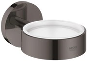 Grohe Essentials - Držák skleničky/mýdelníku, tmavý grafit 40369A01