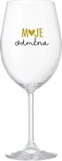 MOJE ODMĚNA - čirá sklenice na víno 350 ml