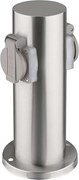 Zahradní sloupek 230V 2Z - PG10, stříbrná