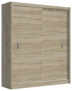 Šatní skříň s posuvnými dveřmi SAPHIRA 203x215 cm dub sonoma MULTI 203 sonoma