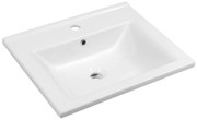 Aqualine Zuno - Umyvadlo 55x46 cm, s 1 otvorem pro baterii, bílá 9055