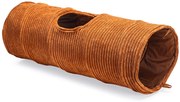 Designový tunel pro kočky Lord terakota manšestr 75cm