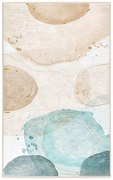 Krémovo-tyrkysový pratelný koberec 120x180 cm Puddle – Mila Home